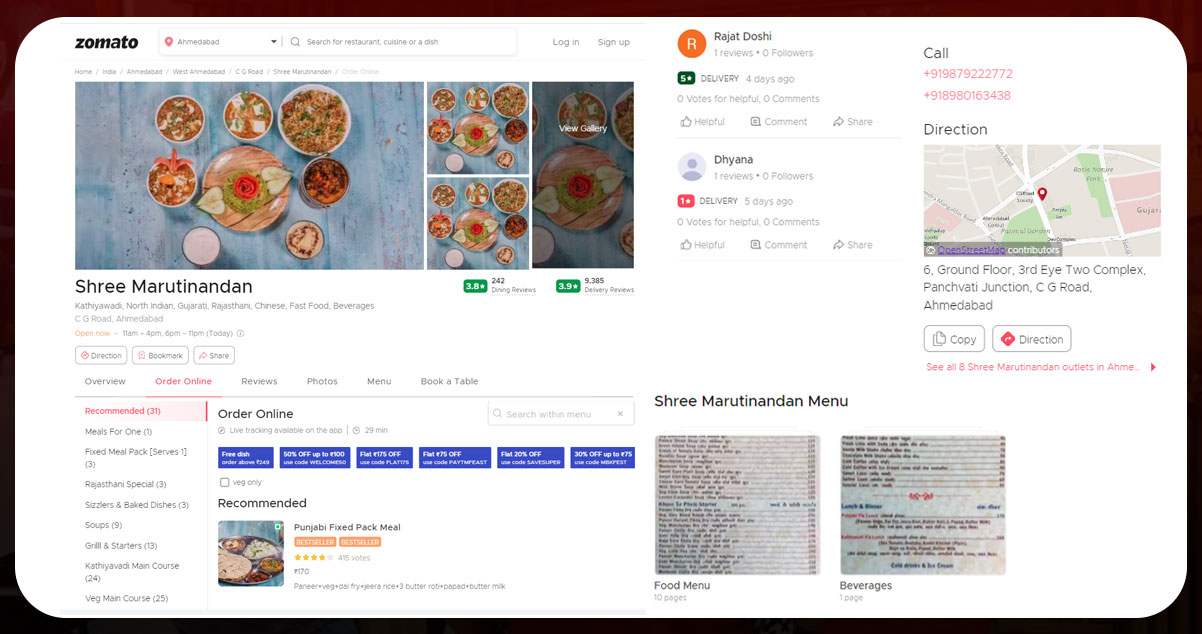 Ultimate Guide to Scraping Data from Zomato Food Delivery