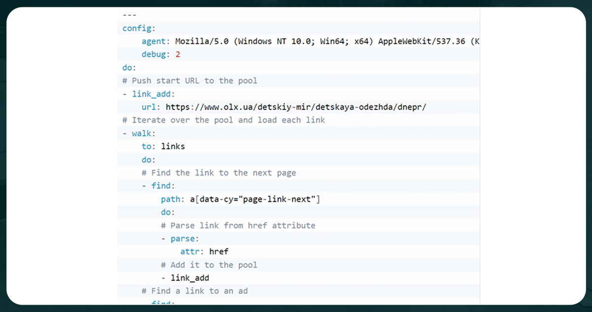 Web scraping of a popular classified site | with iWeb Data Scraping.