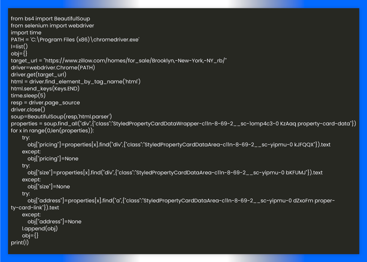 How to Extract Price and Other Details from Zillow - TheOmniBuzz