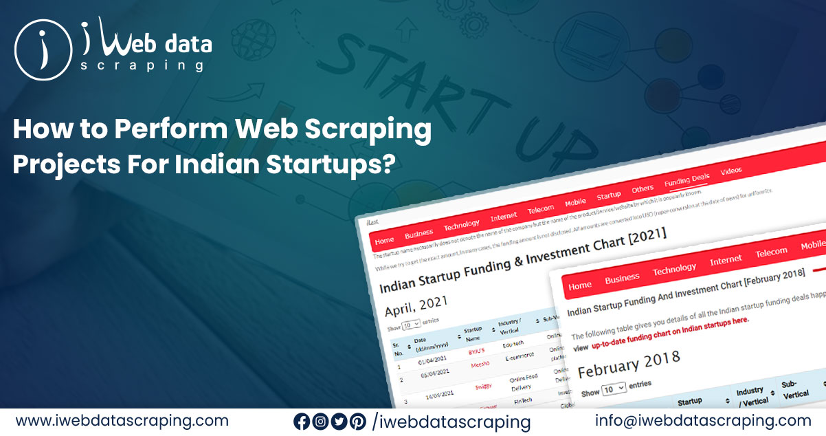 How to Perform Web Scraping Projects for Indian Startups? How to Perform Web Scraping Projects for Indian Startups?