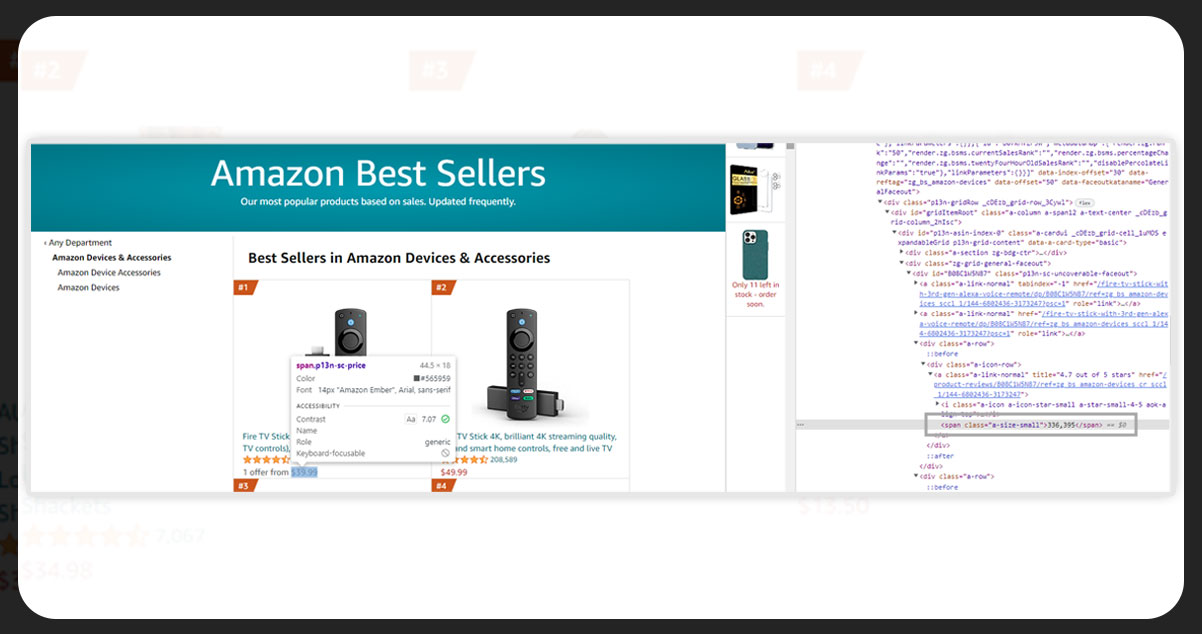 How to Scrape Amazon Best Seller Listing Using Python?
