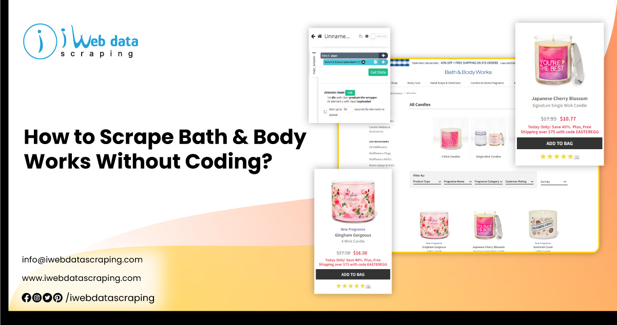 How to Scrape Bath and Body Works Without Coding?