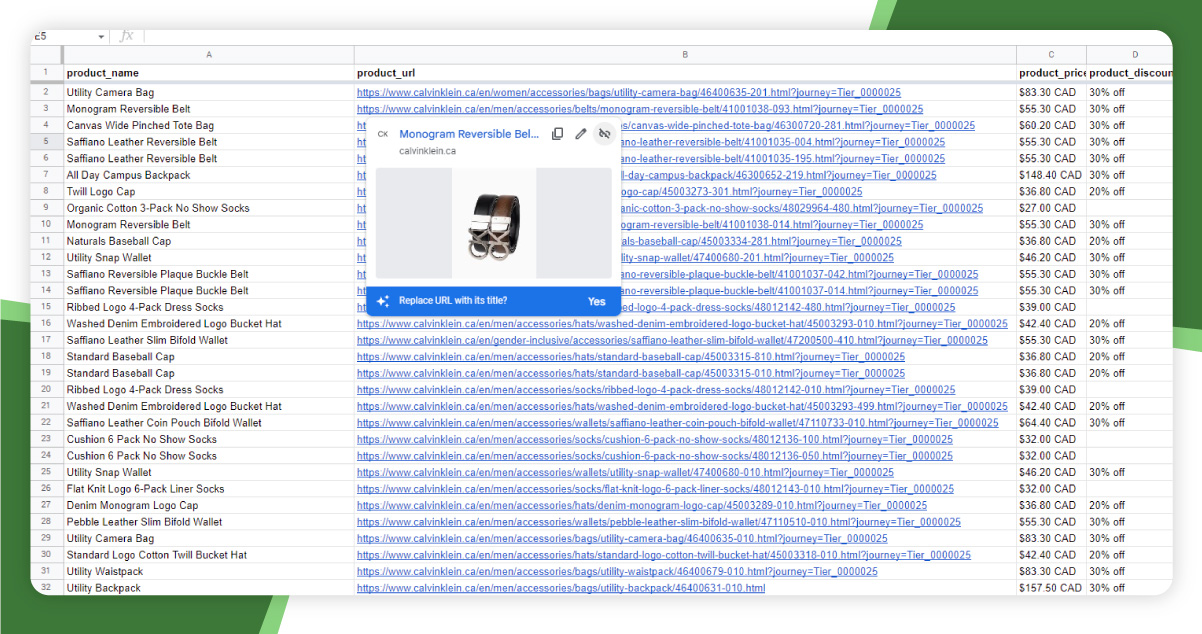 How to Scrape Calvin Klein Products Without Coding? How to Scrape Calvin Klein Products Without Coding?