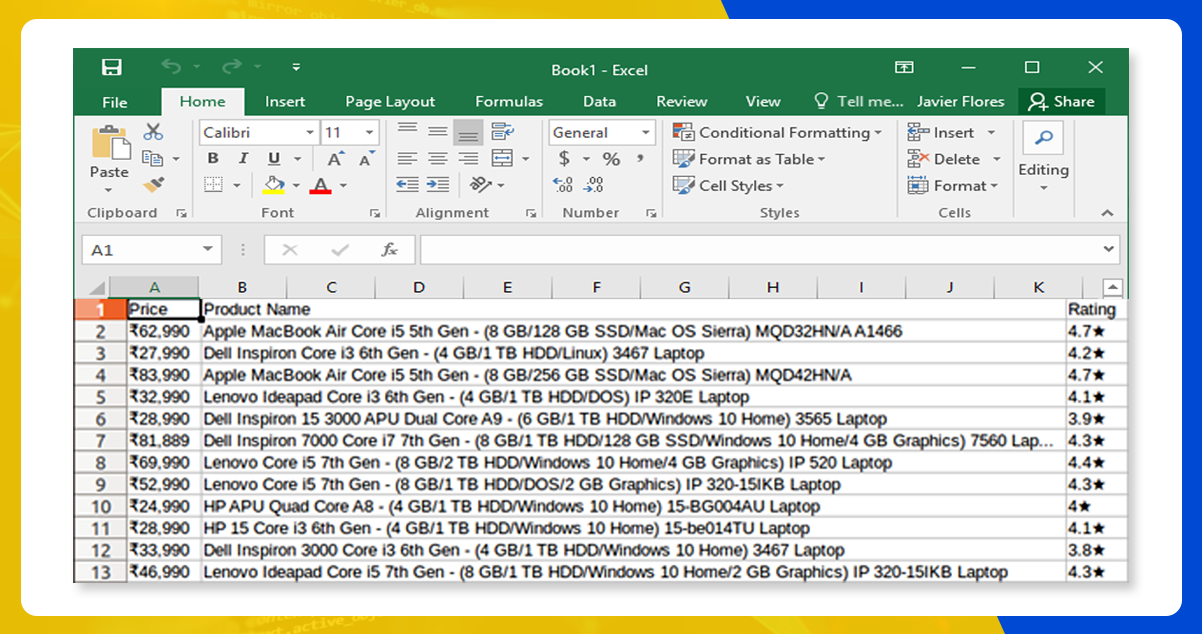 How to Scrape Data from Flipkart Website Using Python? How to Scrape Data from Flipkart Website Using Python?