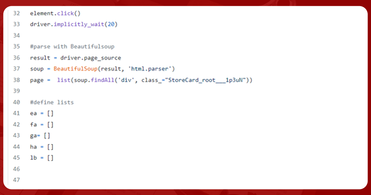 Extract restaurant menu from DoorDash: A Step-by-Step Guide
