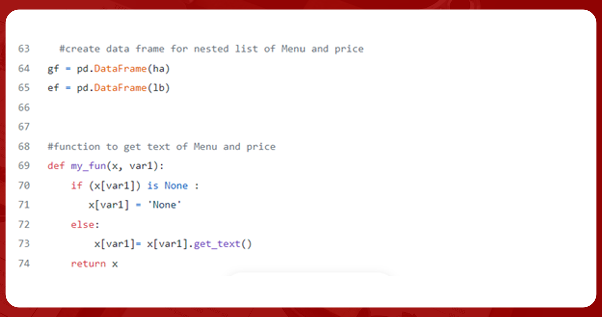 Extract restaurant menu from DoorDash: A Step-by-Step Guide