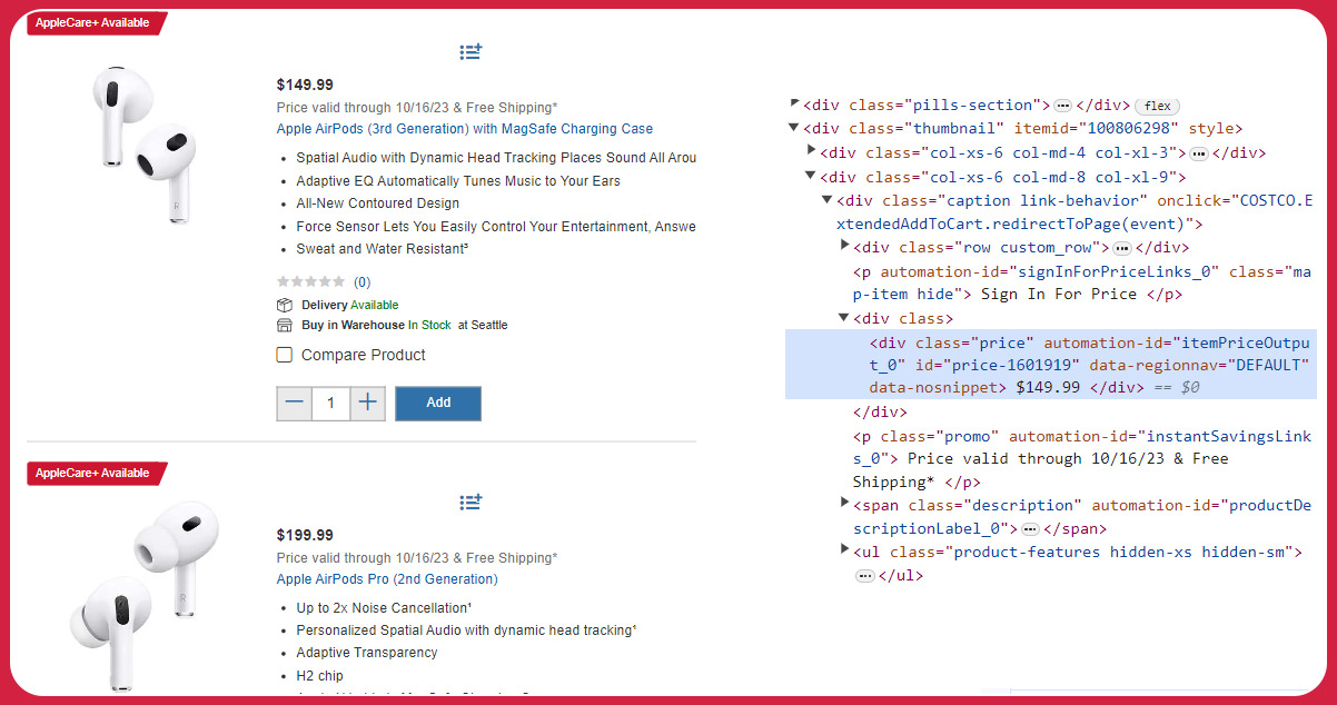 How to Scrape Costco Product Data Using Python for Pricing Insights?