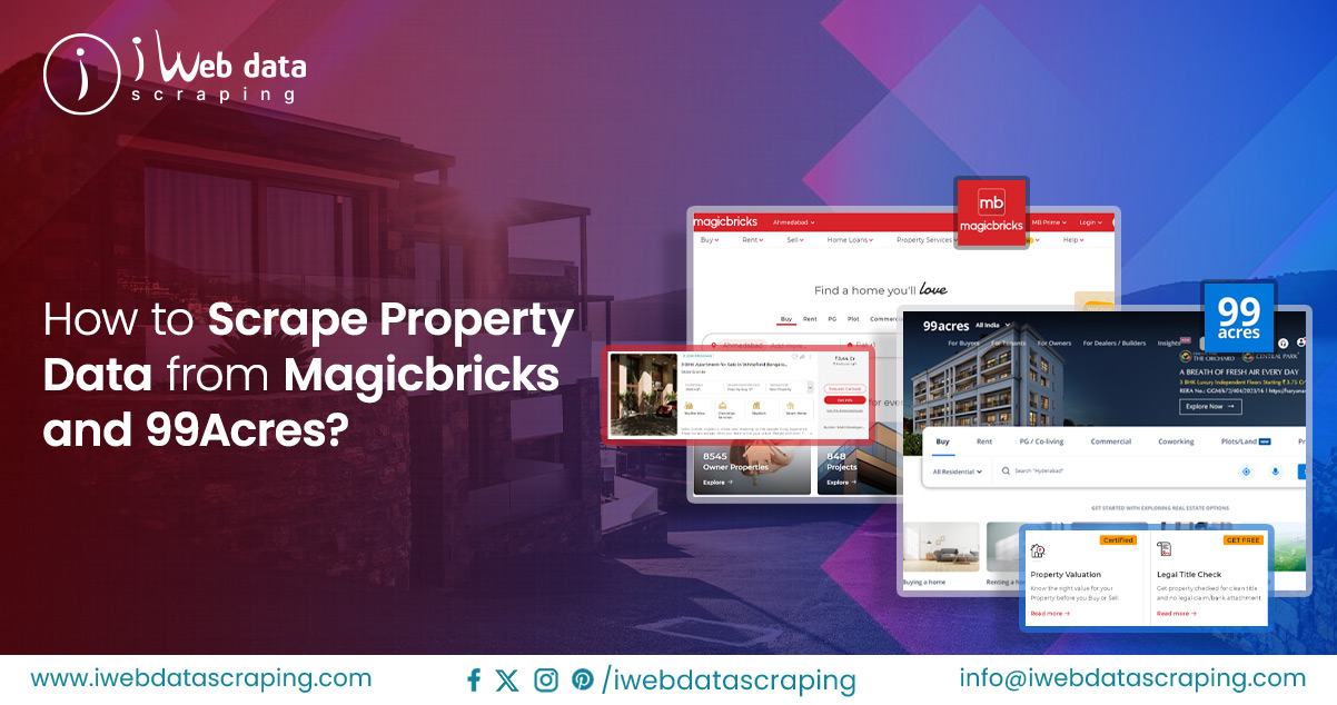 How to Scrape Property Data from MagicBricks and 99Acres? How to Scrape Property Data from MagicBricks and 99Acres?