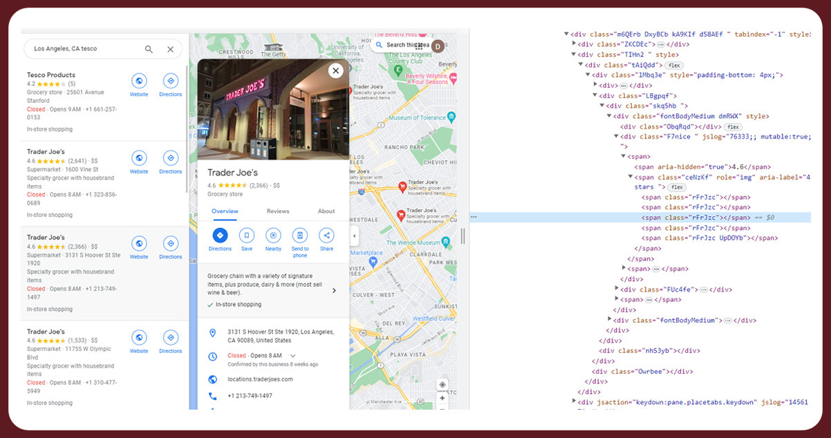 How to Scrape Store Locations Data from Google Maps?