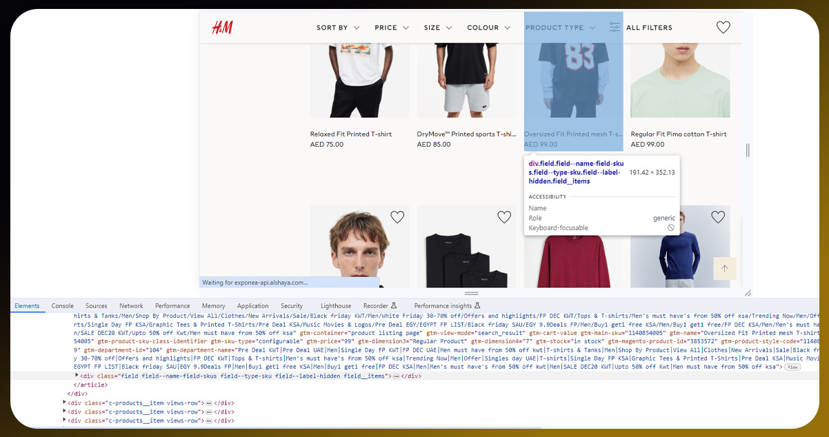 A Guide to Scraping H and M Products with Python and BeautifulSoup for Enhanced Business Insights
