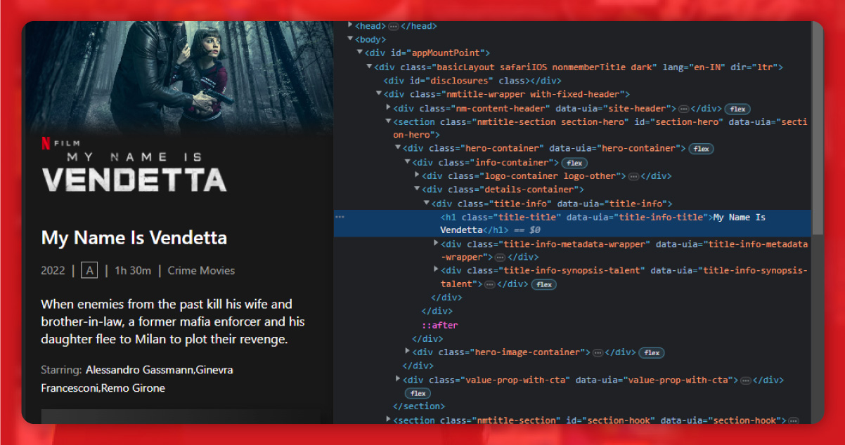 How to Perform Web Scraping of Netflix Data?
