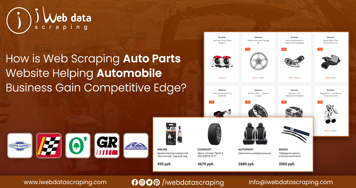 How is Web Scraping Auto Parts Website Helping Automobile Business Gain ...