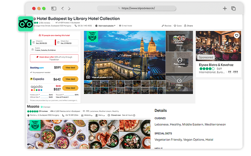 Scrape TripAdvisor Hotels and Restaurants Data - TripAdvisor Data ...